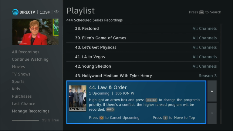 HOW TO DO IT: Record a series on just one channel (DIRECTV new Genie ...