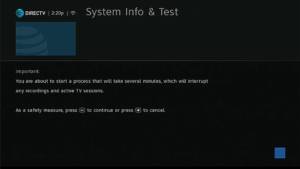 How to test your DIRECTV hardware (Genie new menus) - The Solid Signal Blog