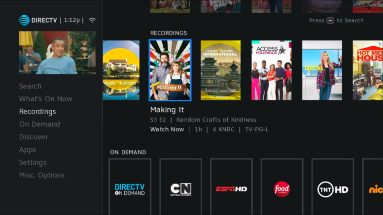 SOUND OFF: How do you get to your recordings on DIRECTV? - The Solid ...