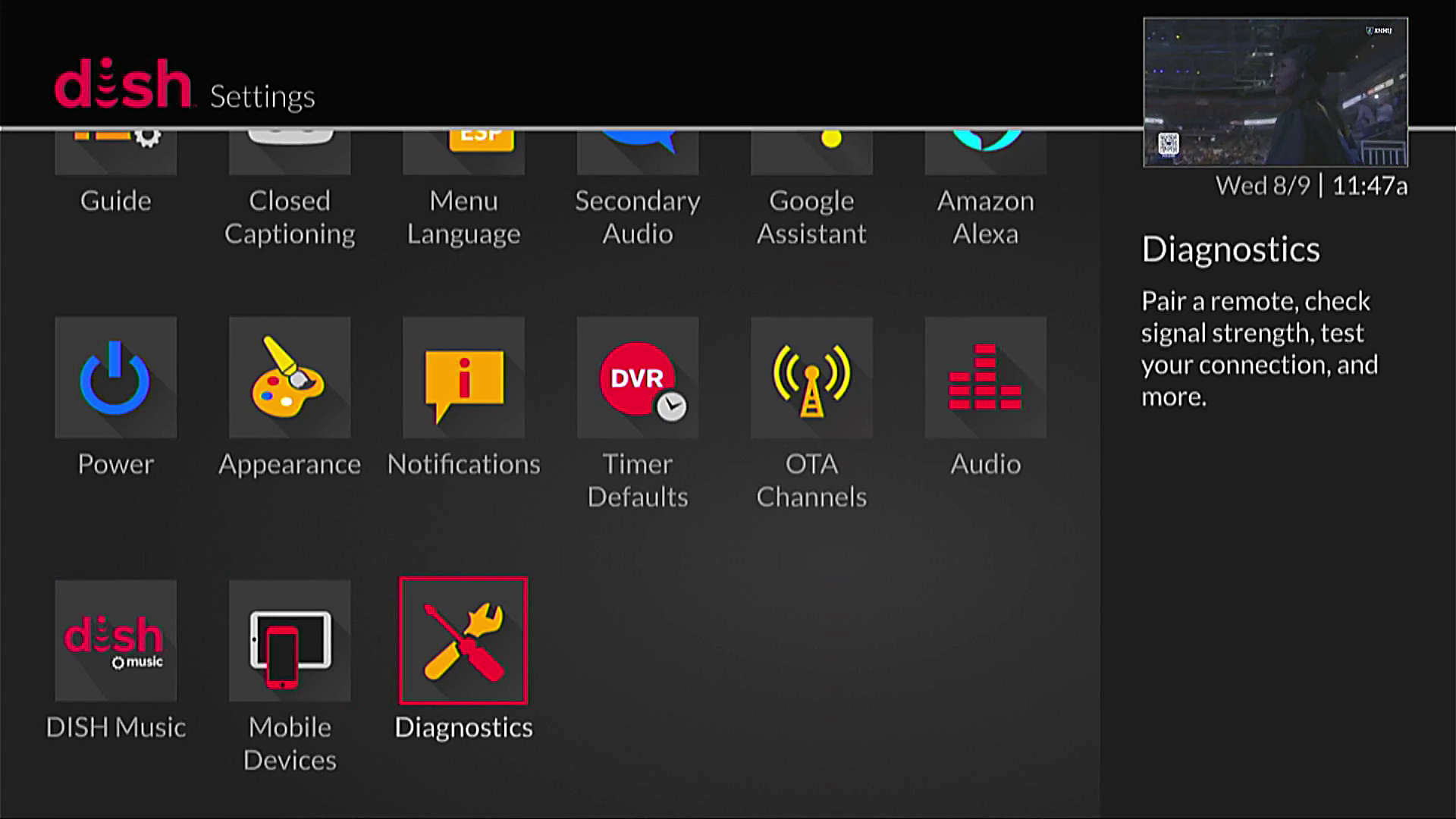 How to update the guide on your DISH RV or Marine satellite receiver ...