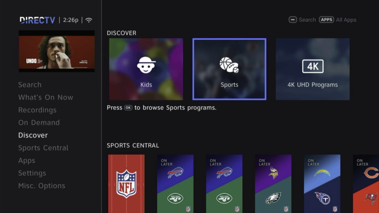 HANDS-ON REVIEW: DIRECTV Sports Central - The Solid Signal Blog